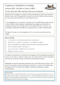 Progression in Disciplinary Knowledge - Mr T Does History